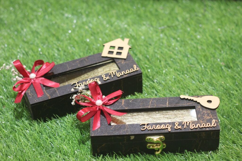 Wooden Salami box with initials - Mawacay